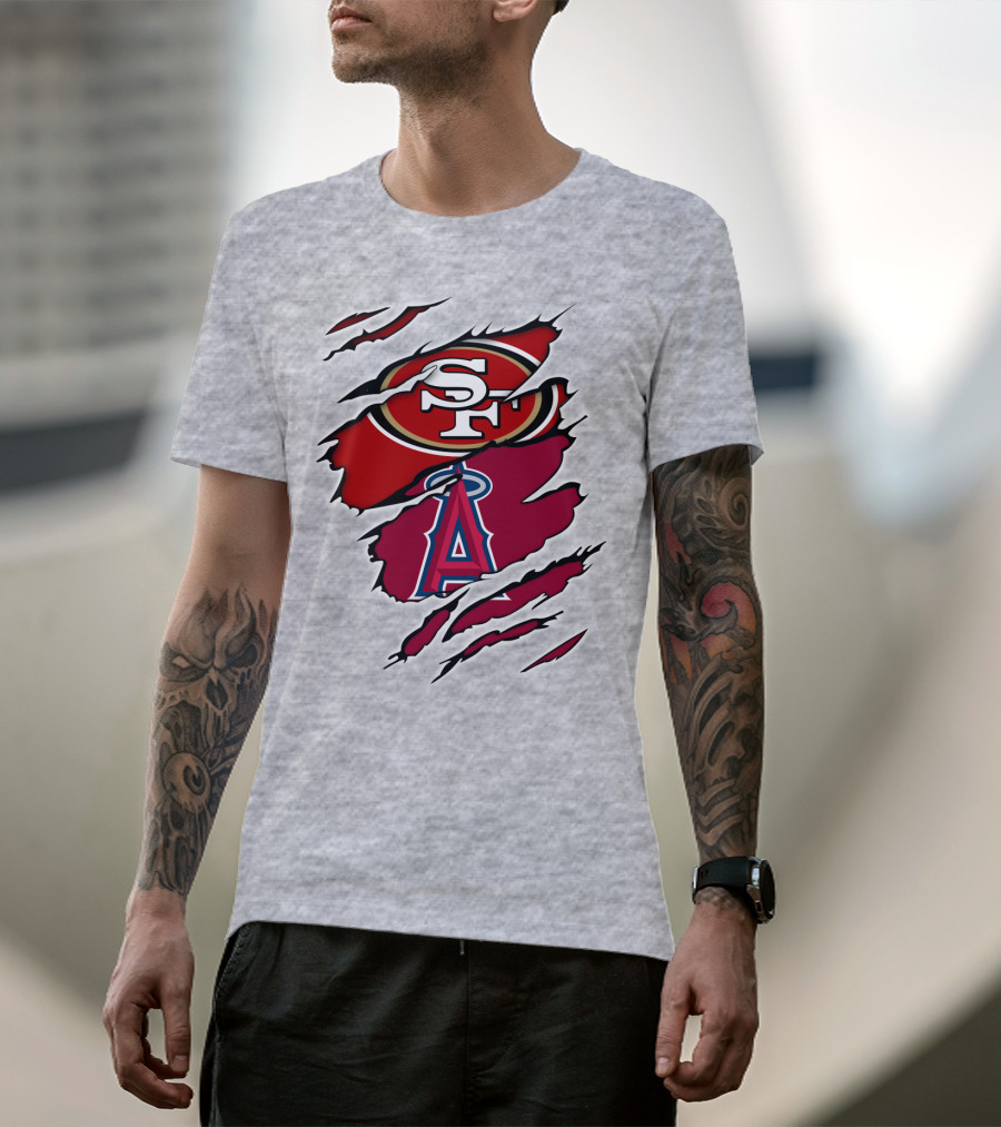 49ers SF Angels A Logo Fusion T-Shirt