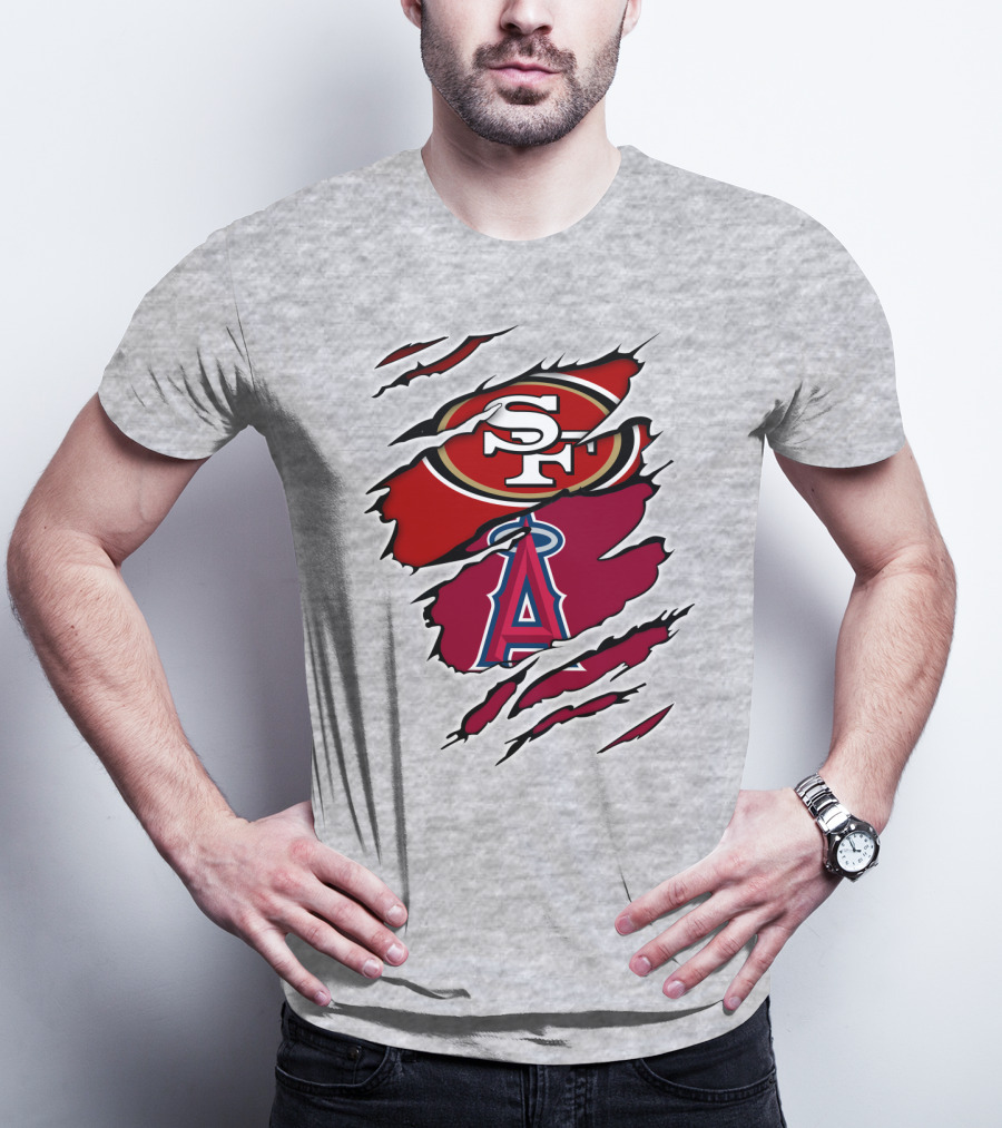 49ers SF Angels A Logo Fusion T-Shirt