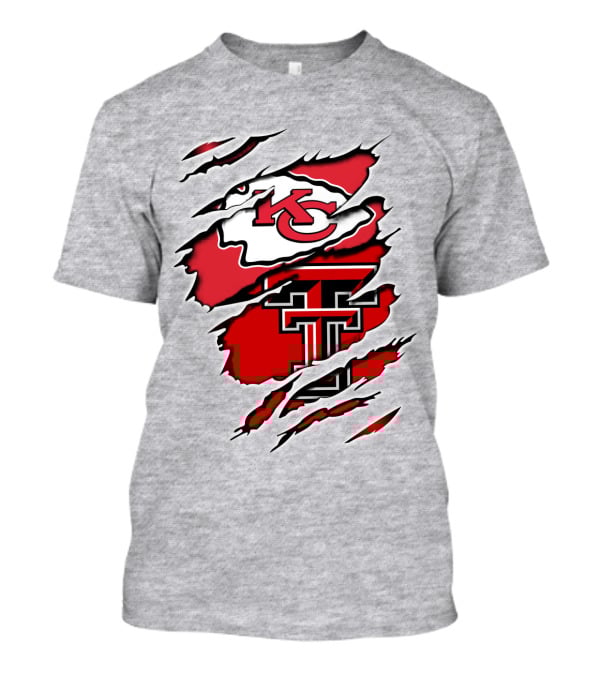 Kansas City Chiefs Texas Tech University Red Raiders Chiefs Texas T-Shirt