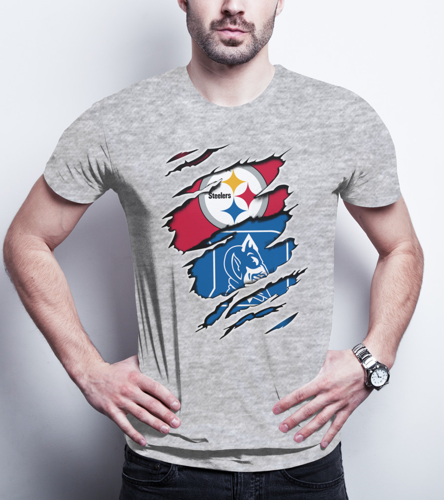 Steelers Duke Logo Fusion T-Shirt
