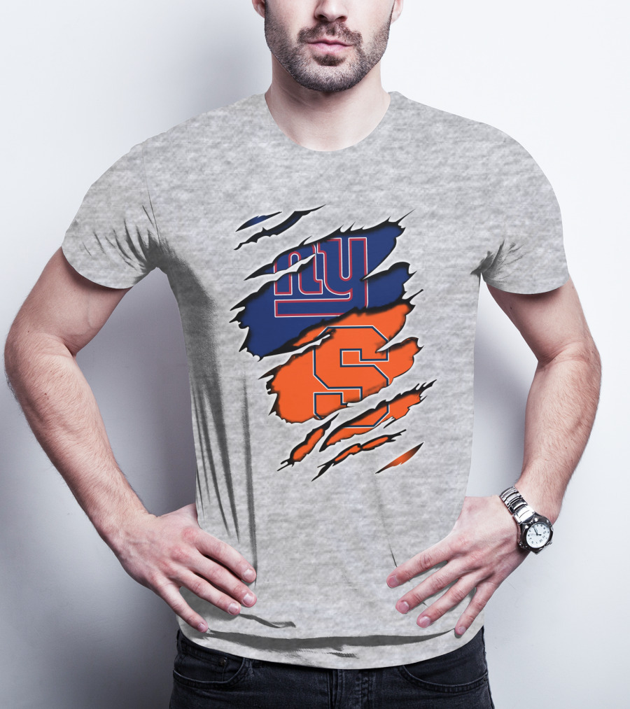 New York Giants Syracuse Orange Mashup T-Shirt