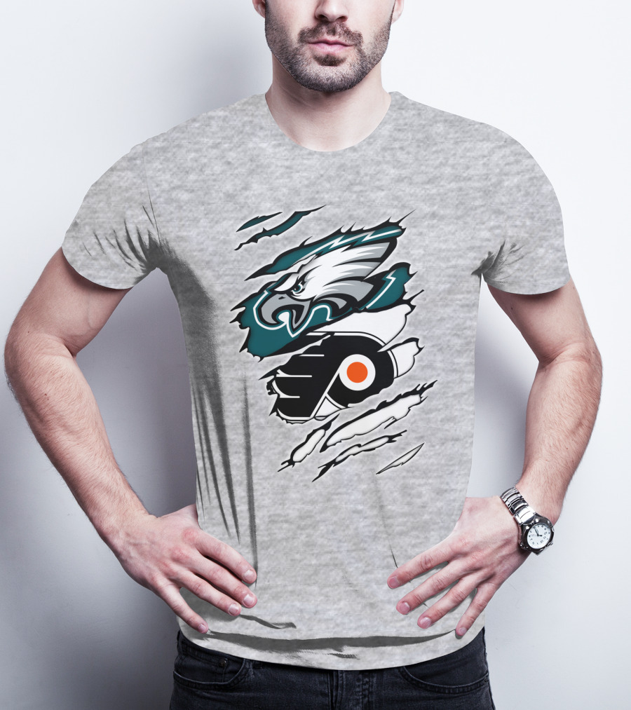 Philadelphia Eagles Flyers Team Fusion T-Shirt