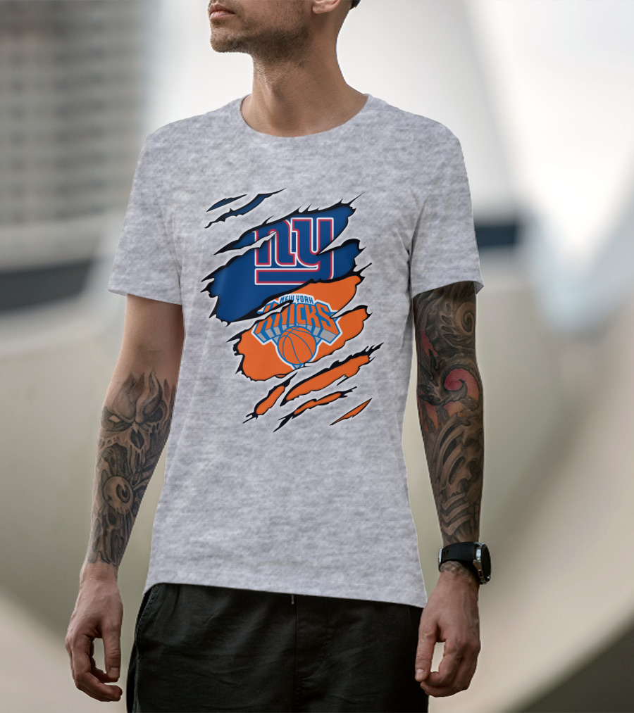 New York Giants Knicks Layered T-Shirt