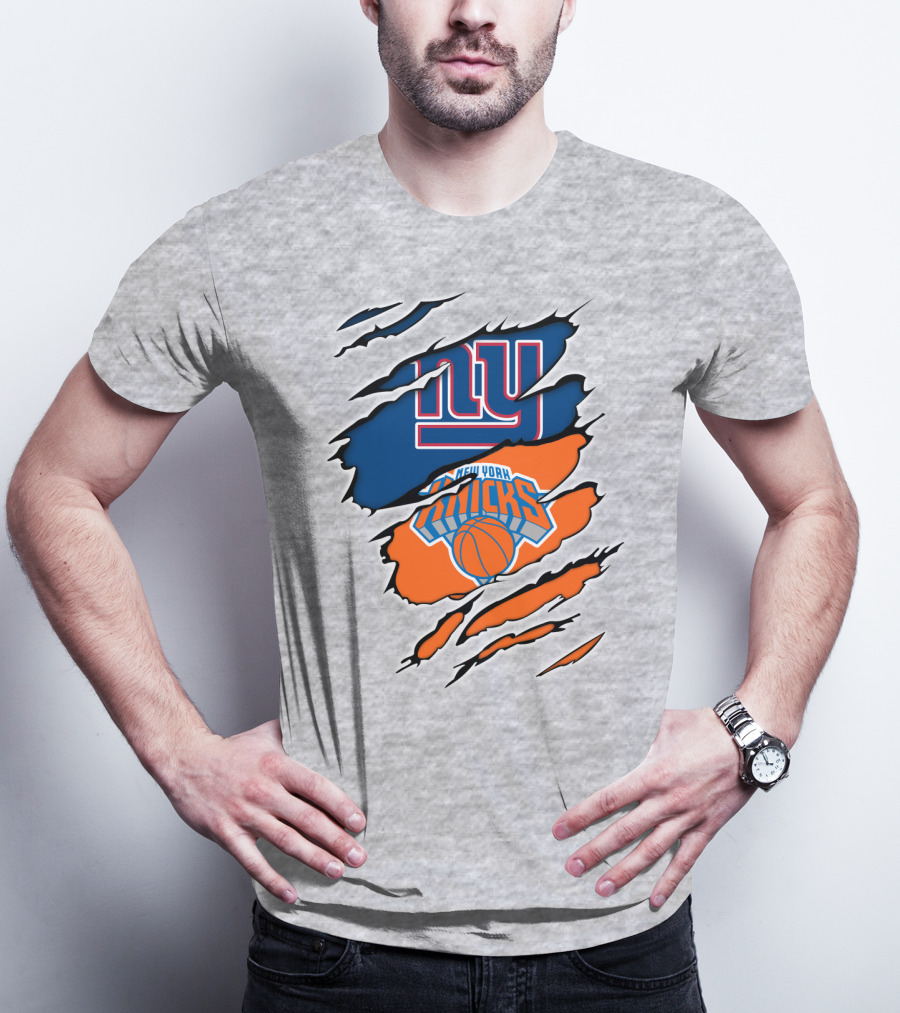 New York Giants Knicks Layered T-Shirt