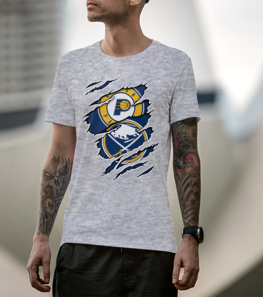 Indiana Pacers Buffalo Sabres Crossover T-Shirt