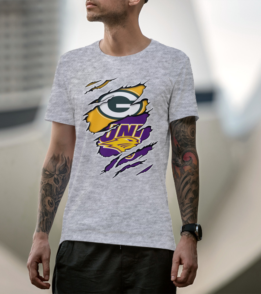 Packers UNI Logo Torn T-Shirt