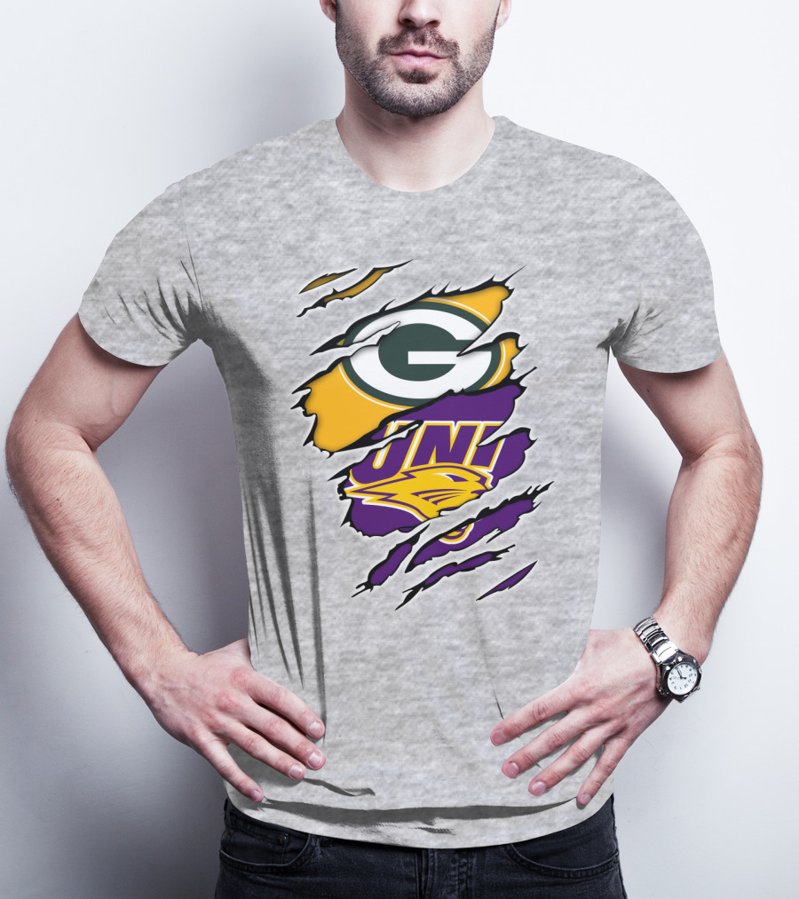 Packers UNI Logo Torn T-Shirt