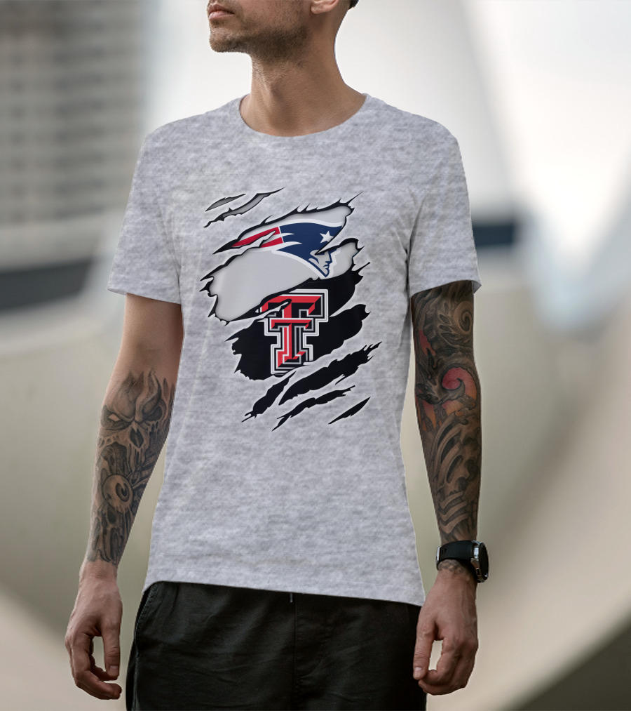 Patriots Texas Tech Double T Logo Fusion T-Shirt