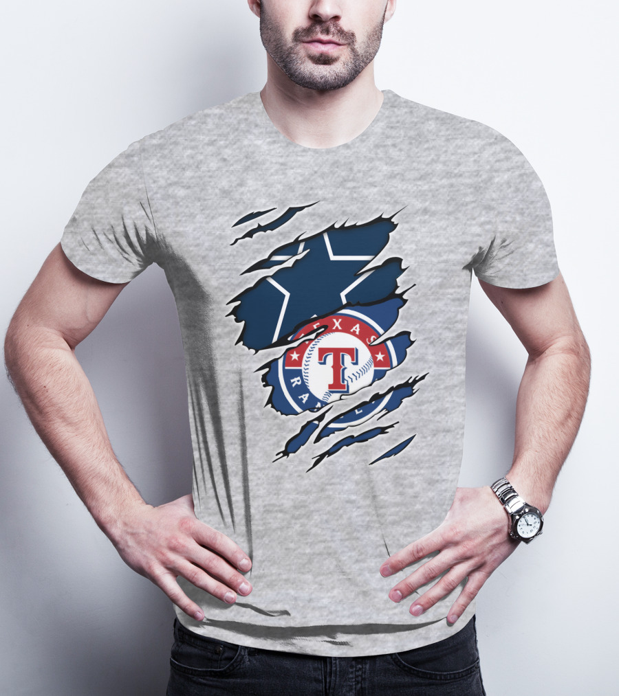 Dallas Cowboys Texas Rangers Fusion T-Shirt