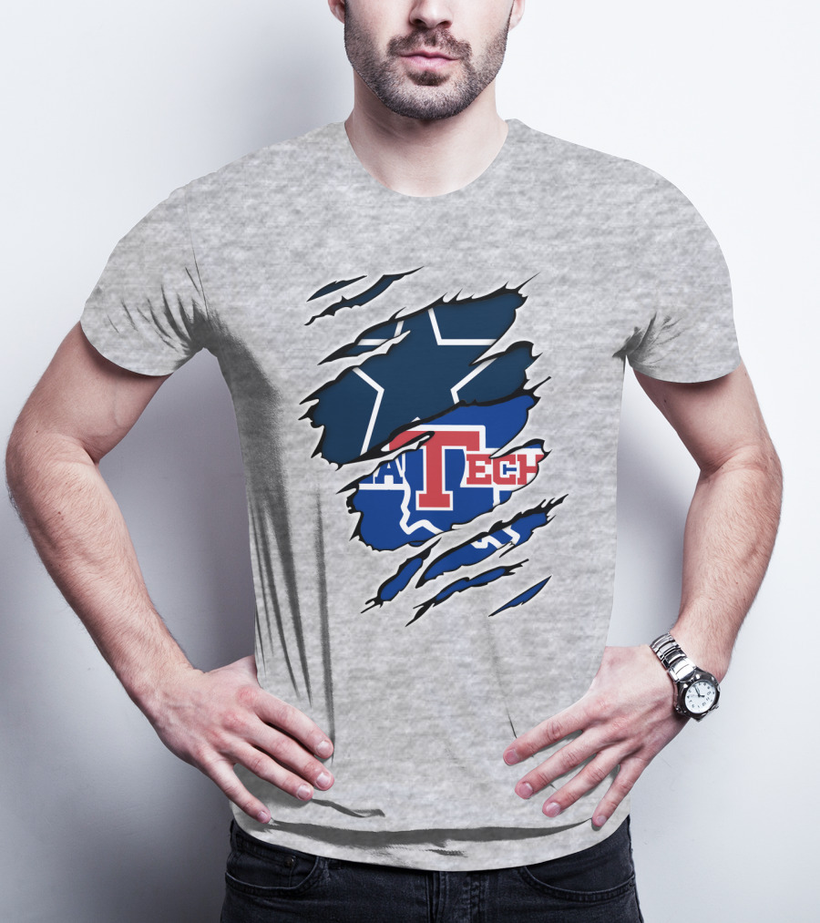 Dallas Cowboys Louisiana Tech Bulldogs T-Shirt