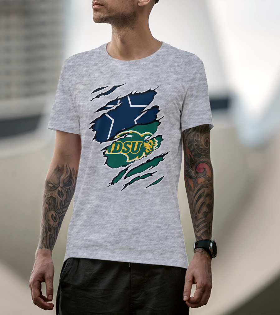 Cowboys NDSU Bison Dallas Pride T-Shirt