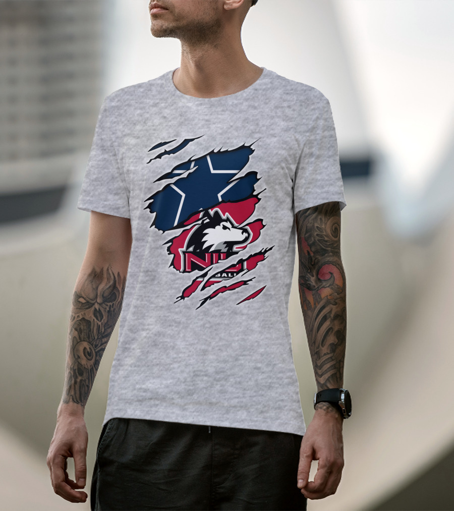Northern Illinois Huskies Cowboys Star Emblem T-Shirt