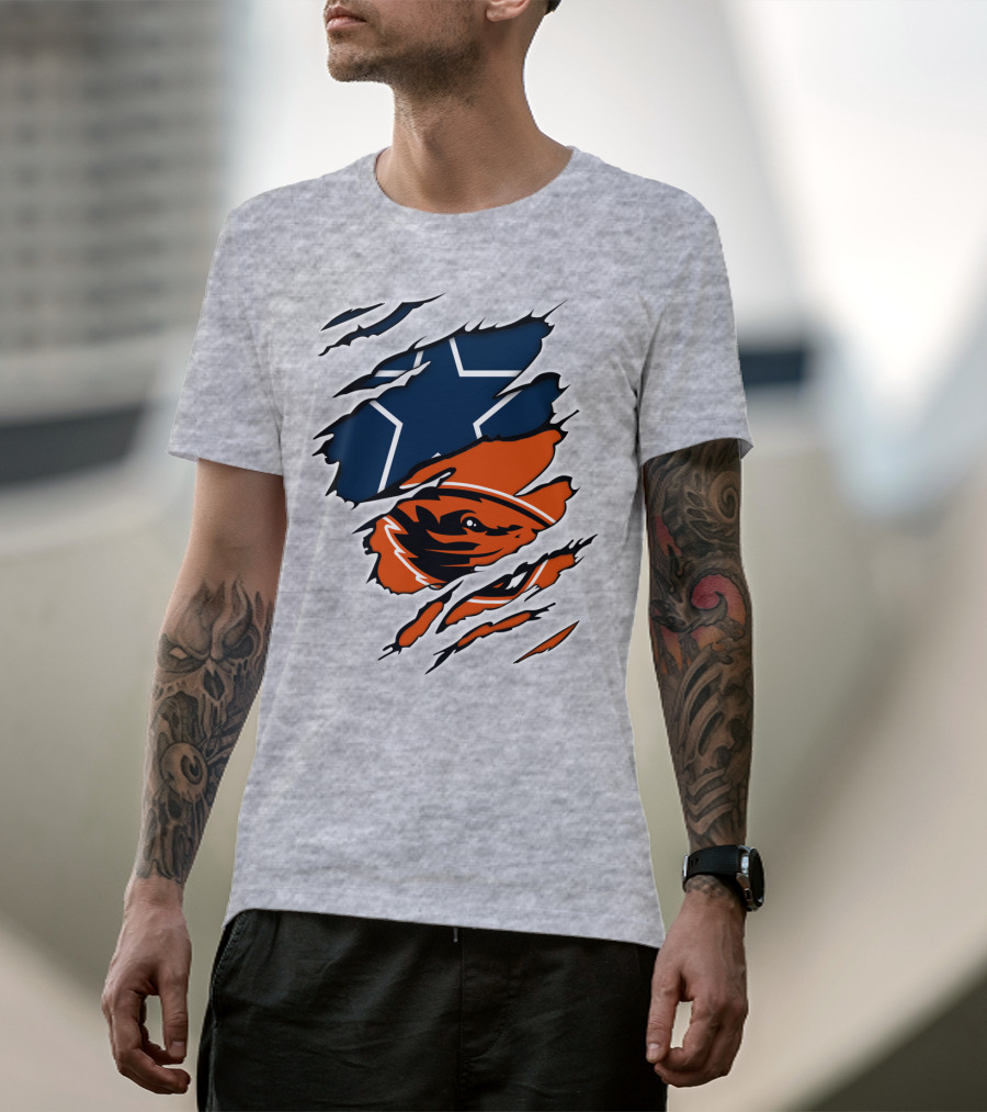 Cowboys Oregon State Beavers Cowboys Star T-Shirt