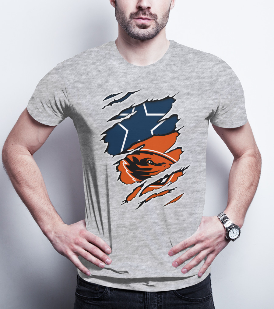 Cowboys Oregon State Beavers Cowboys Star T-Shirt