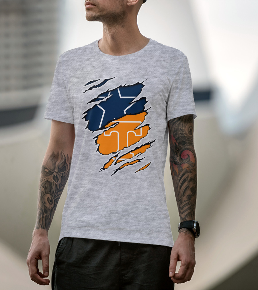 Cowboys Tennessee Vols Star Claw T-Shirt