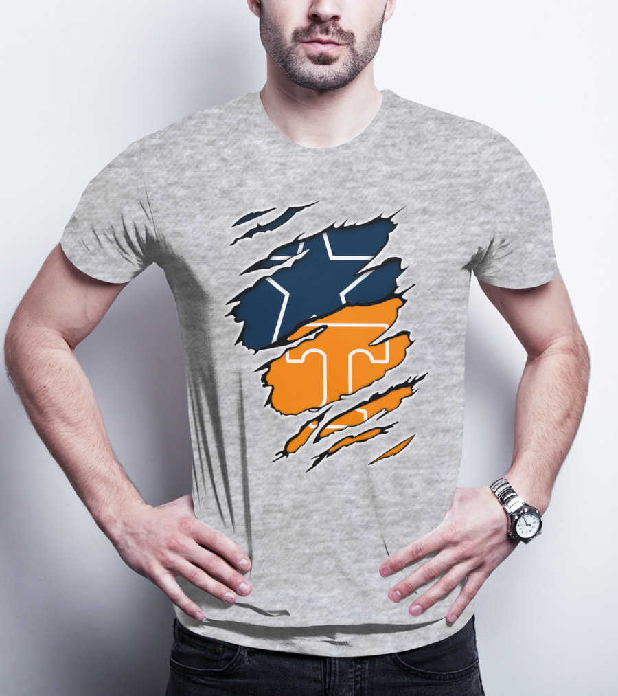 Cowboys Tennessee Vols Star Claw T-Shirt