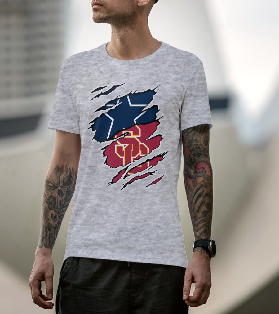 Dallas Cowboys USC Trojans T-Shirt