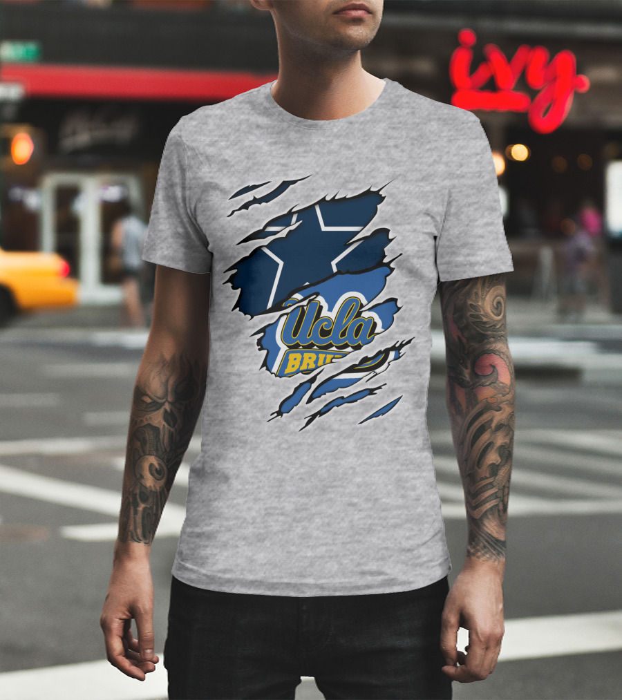 UCLA Bruins Cowboys Star Ribbed T-Shirt