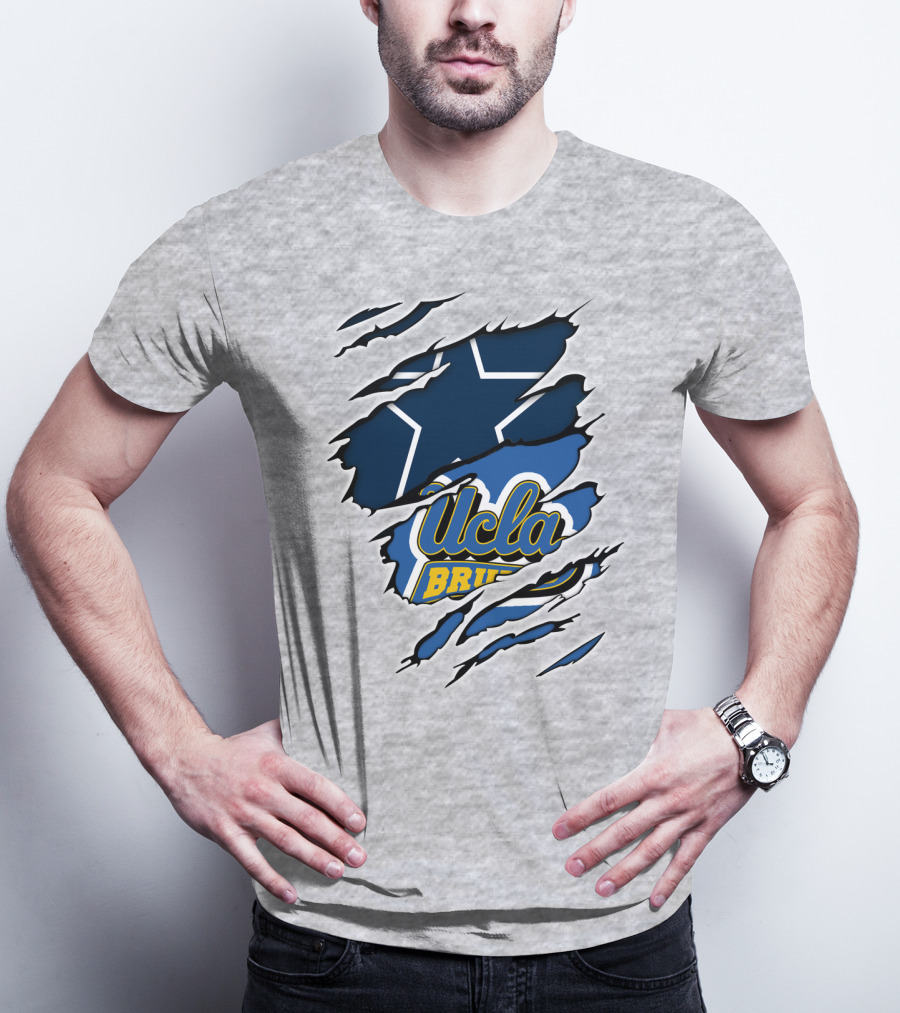 UCLA Bruins Cowboys Star Ribbed T-Shirt