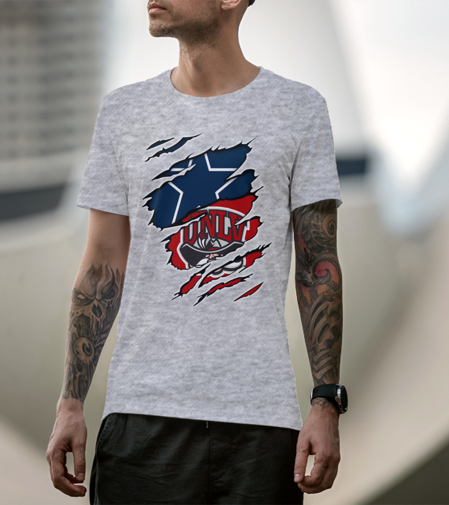 Cowboys Unlv Rebels Star T-Shirt