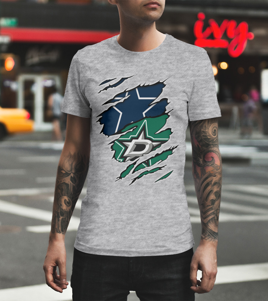 Dallas Cowboys Stars Logo Fusion T-Shirt
