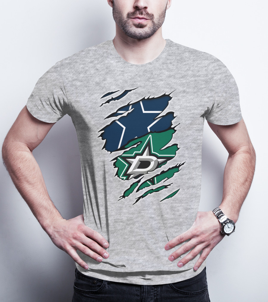 Dallas Cowboys Stars Logo Fusion T-Shirt