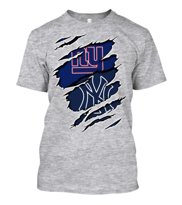 New York Giants Yankees Fan Crossover T-Shirt