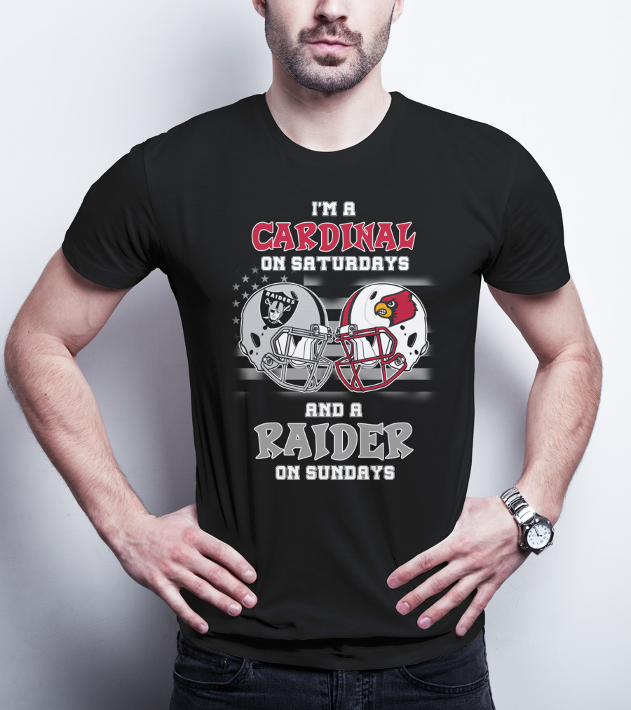 I'm A Cardinal On Saturdays And A Raider On Sundays T-Shirt