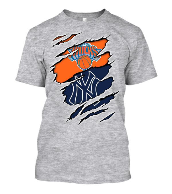 New York Knicks Yankees Split T-Shirt