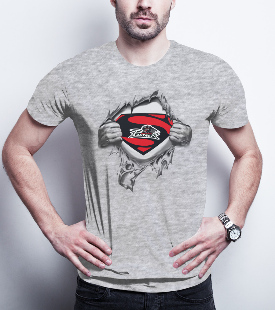Augsburger Panther Superman Logo Mashup T-Shirt
