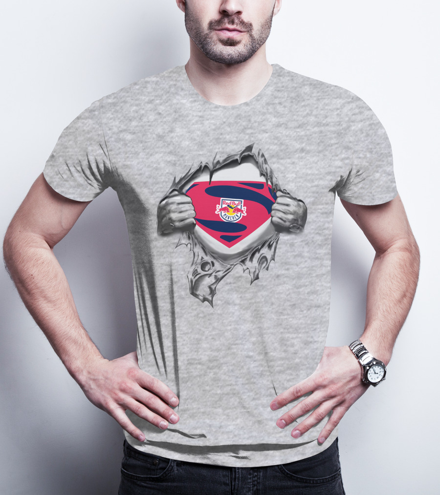 EHC Red Bull München Superman Logo Burst T-Shirt