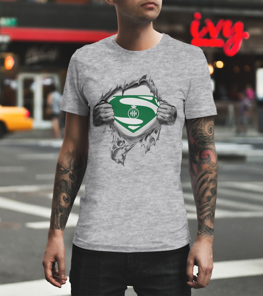 AS Saint Étienne Superman T-Shirt