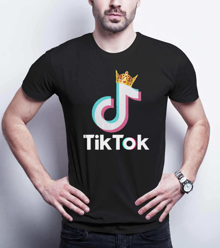 Funny TikTok Dancing Musician DJ Love With Crown T-Shirt