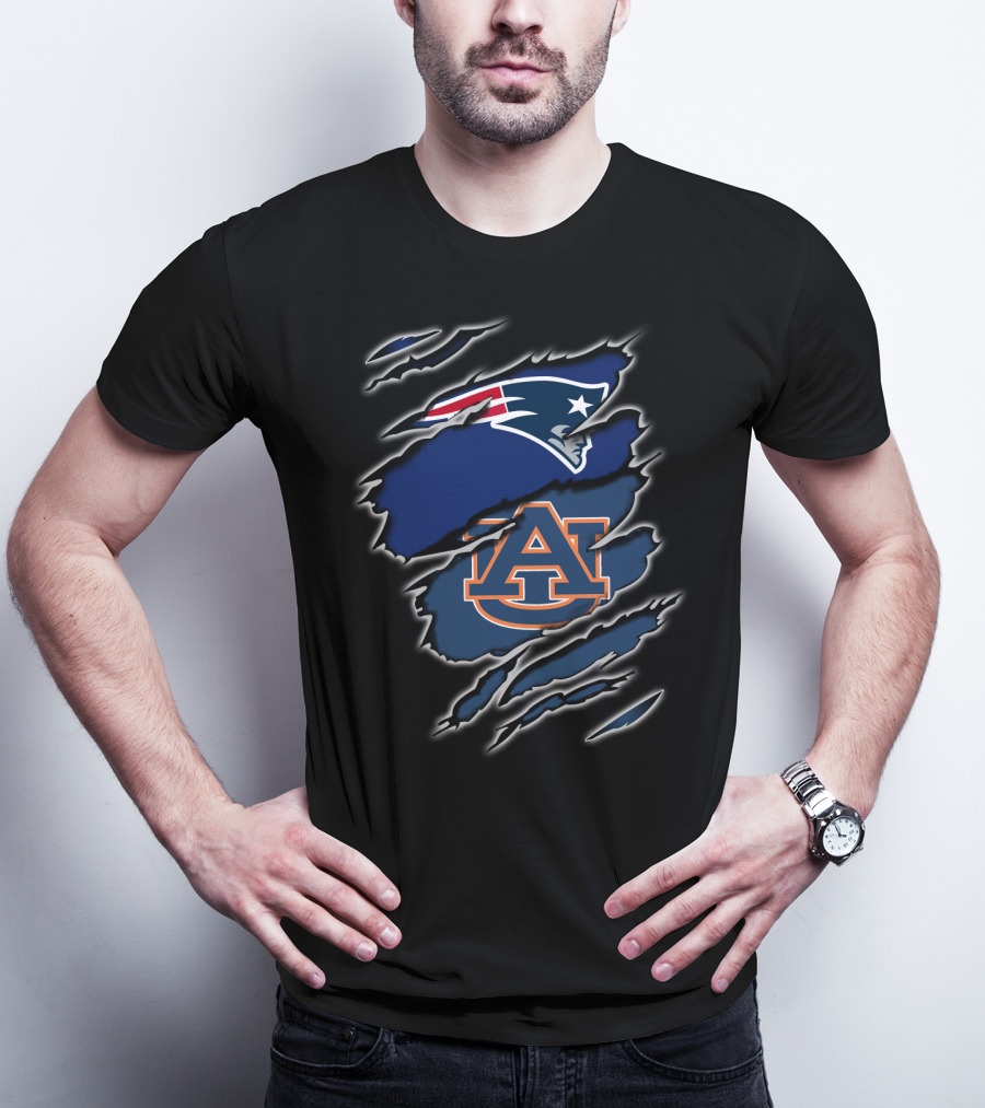 Patriots Auburn Logo Fusion T-Shirt