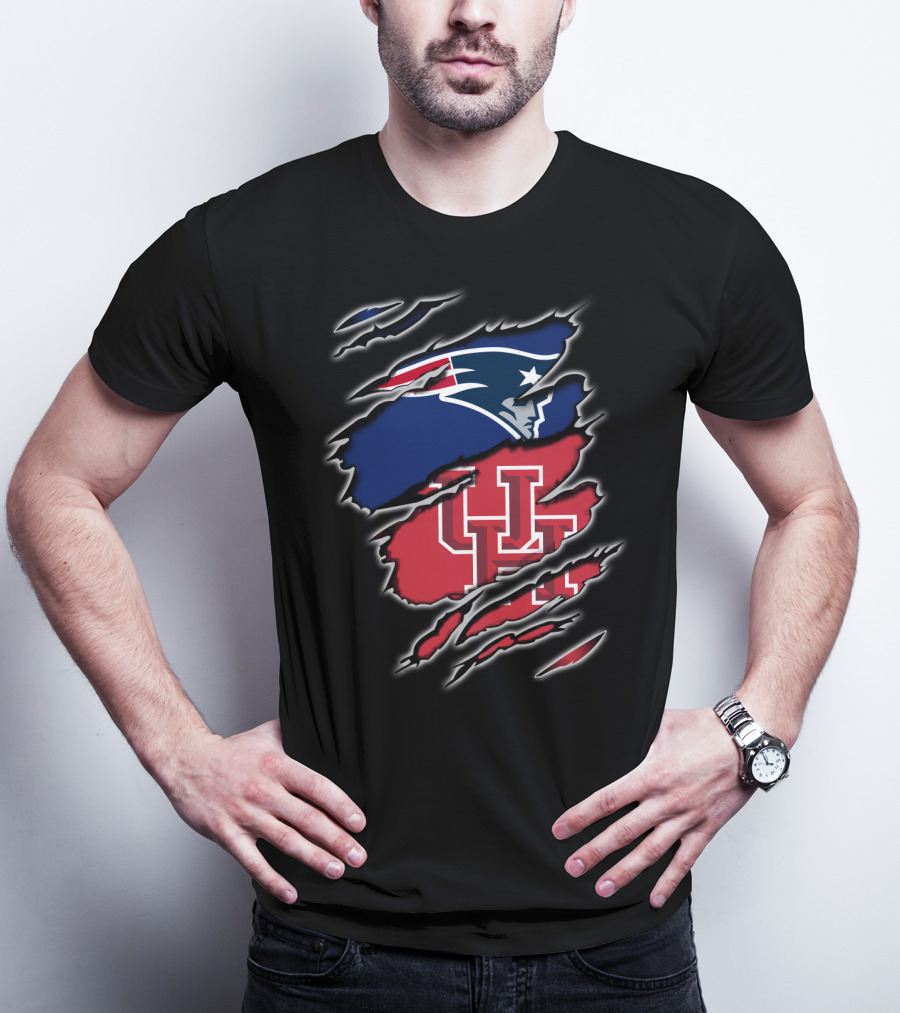 Patriots Uh Collaboration Claw Marks T-Shirt
