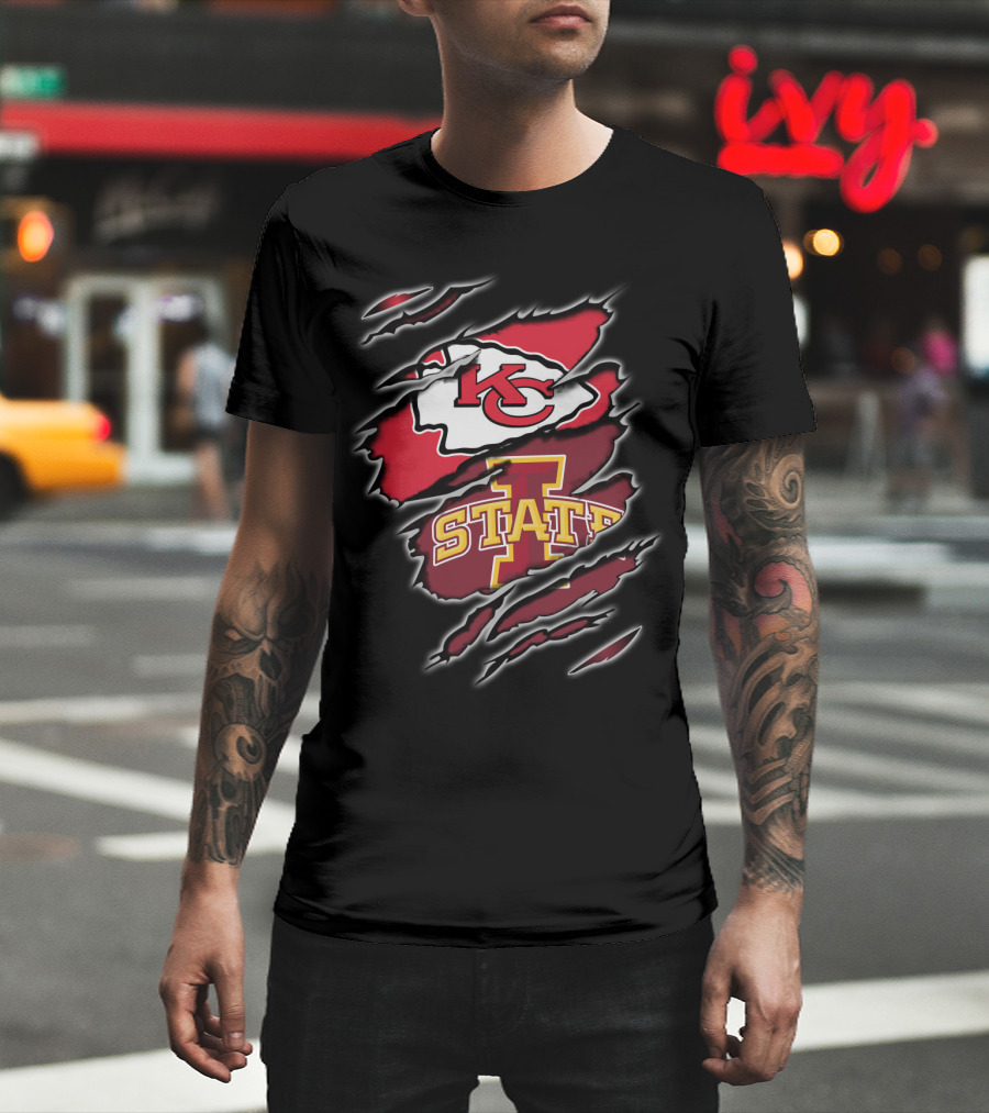 Kansas City Chiefs Iowa State Cyclones Fan Gear T-Shirt