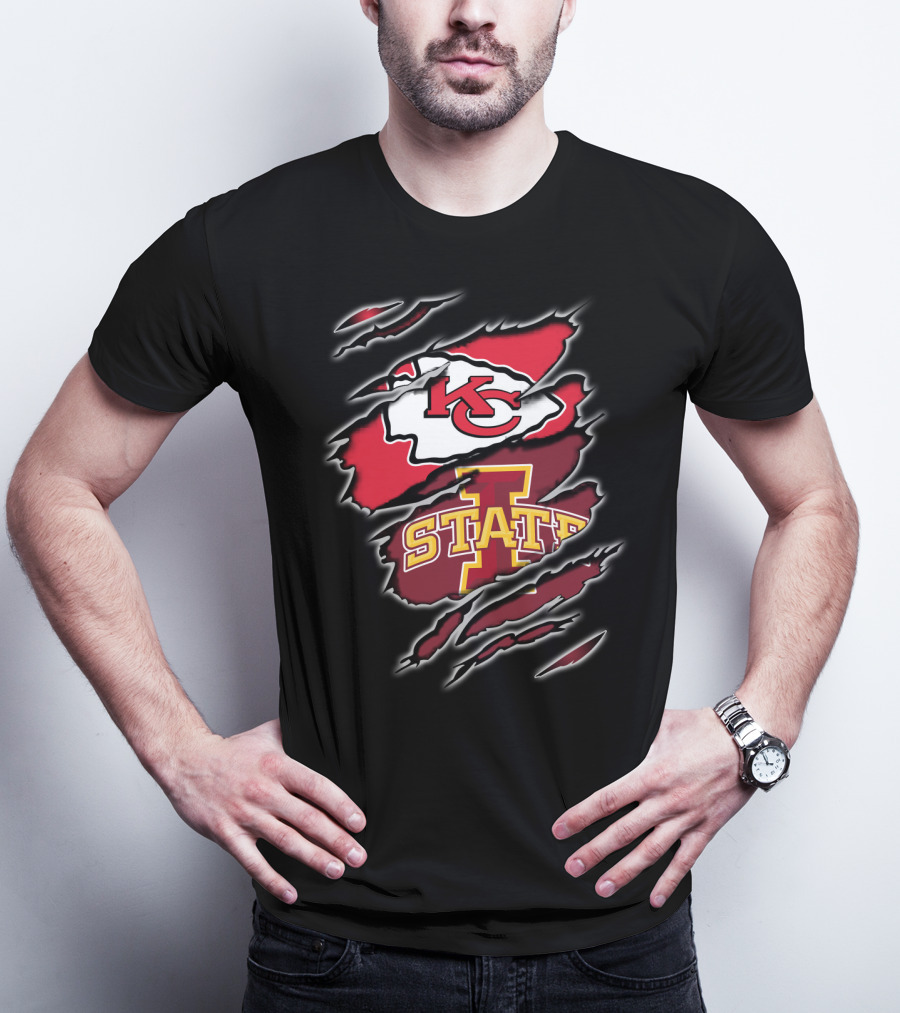 Kansas City Chiefs Iowa State Cyclones Fan Gear T-Shirt