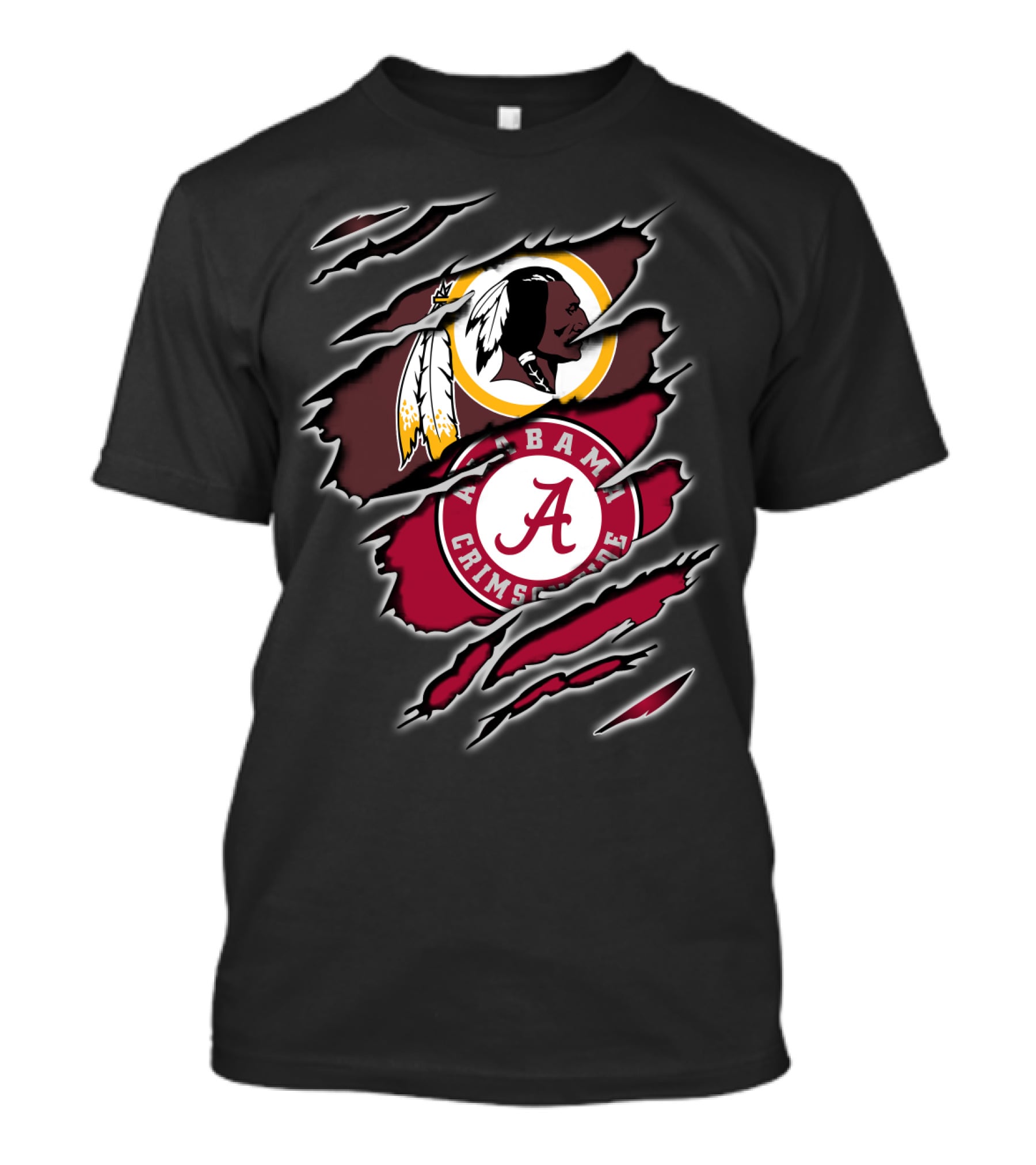 Redskins Alabama Crimson Tide Fan T-Shirt