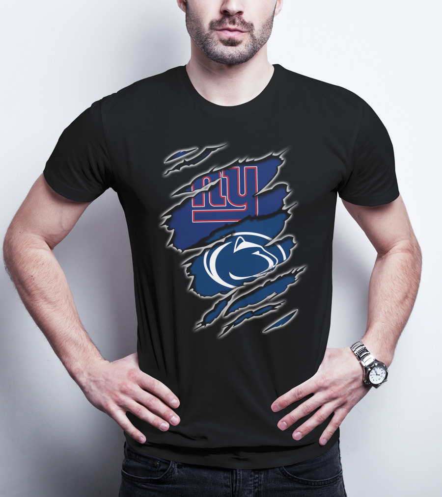 Giants Penn State Rip Claw T-Shirt