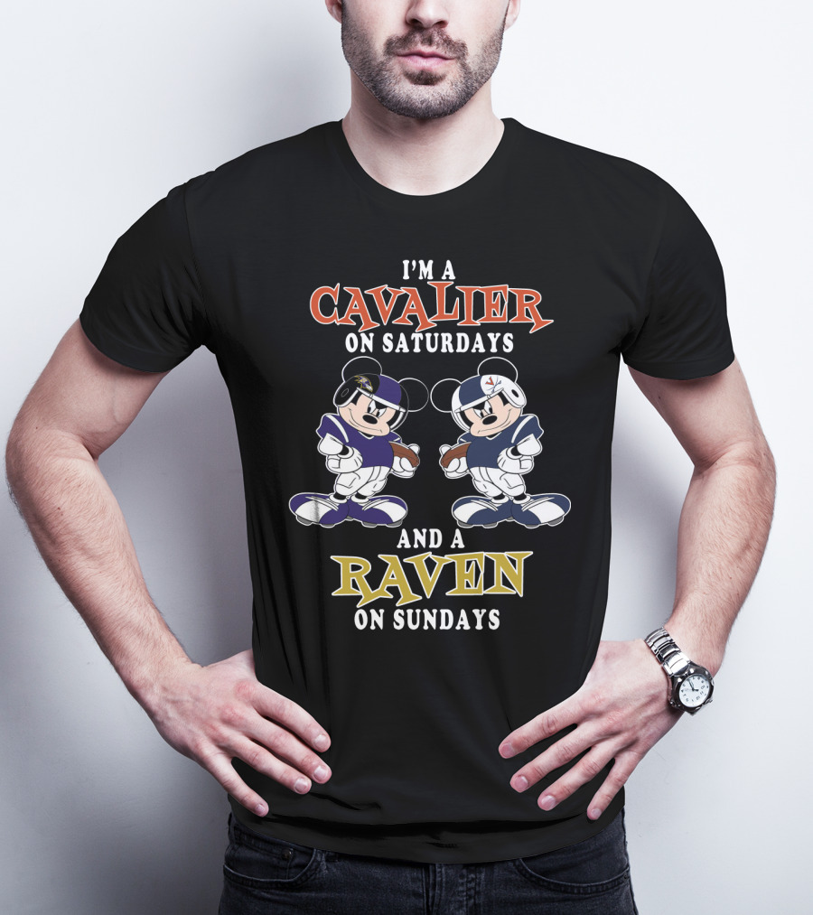 I'M A CAVALIER ON SATURDAYS AND A RAVEN ON SUNDAYS T-Shirt