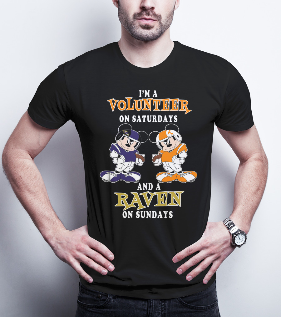 I'm A Volunteer On Saturdays And A Raven On Sundays T-Shirt