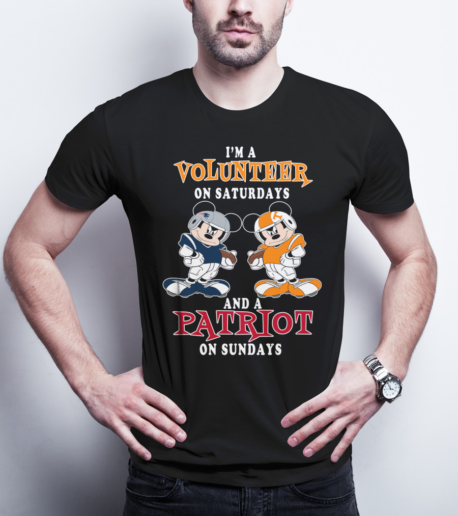 I'm A Volunteer On Saturdays And A Patriot On Sundays T-Shirt