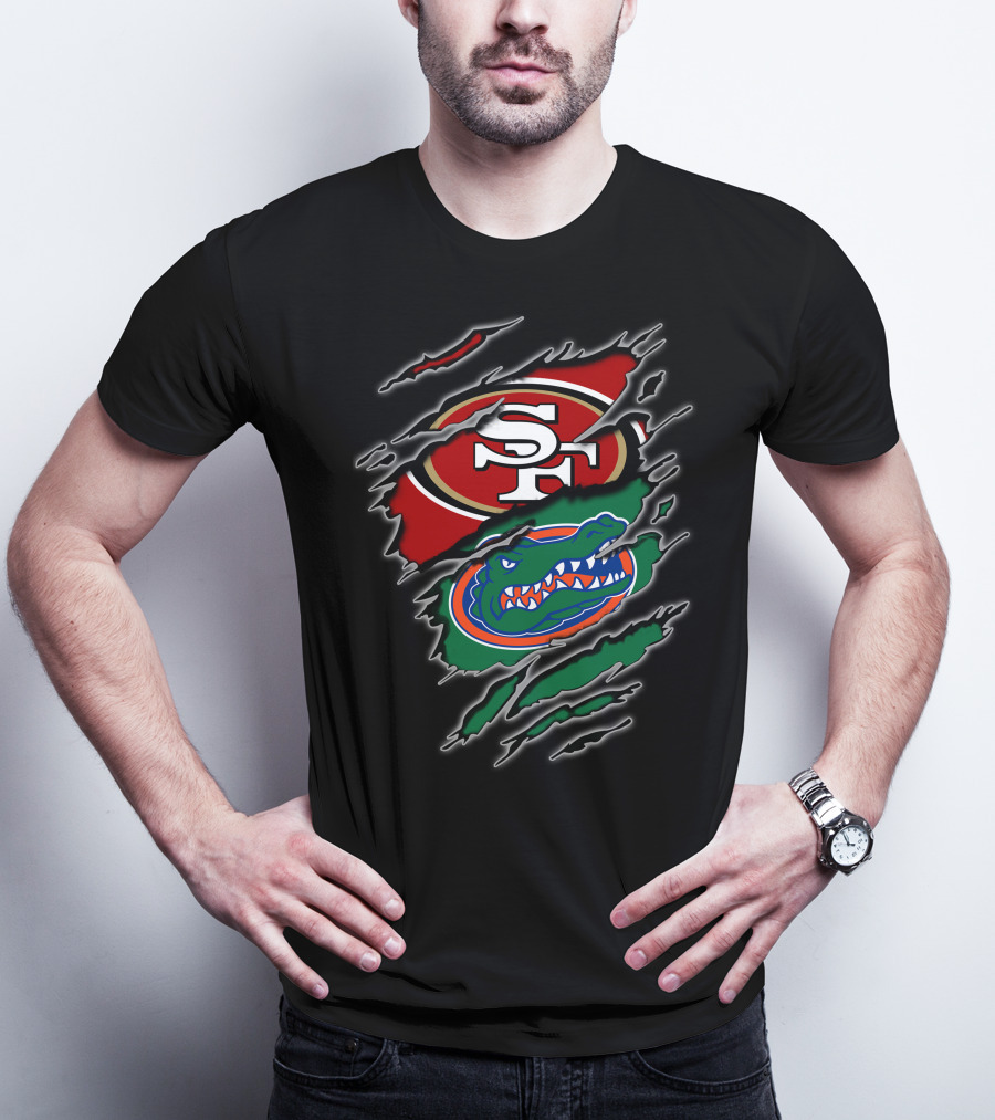 49ers Sf Florida Gators Ripped T-Shirt