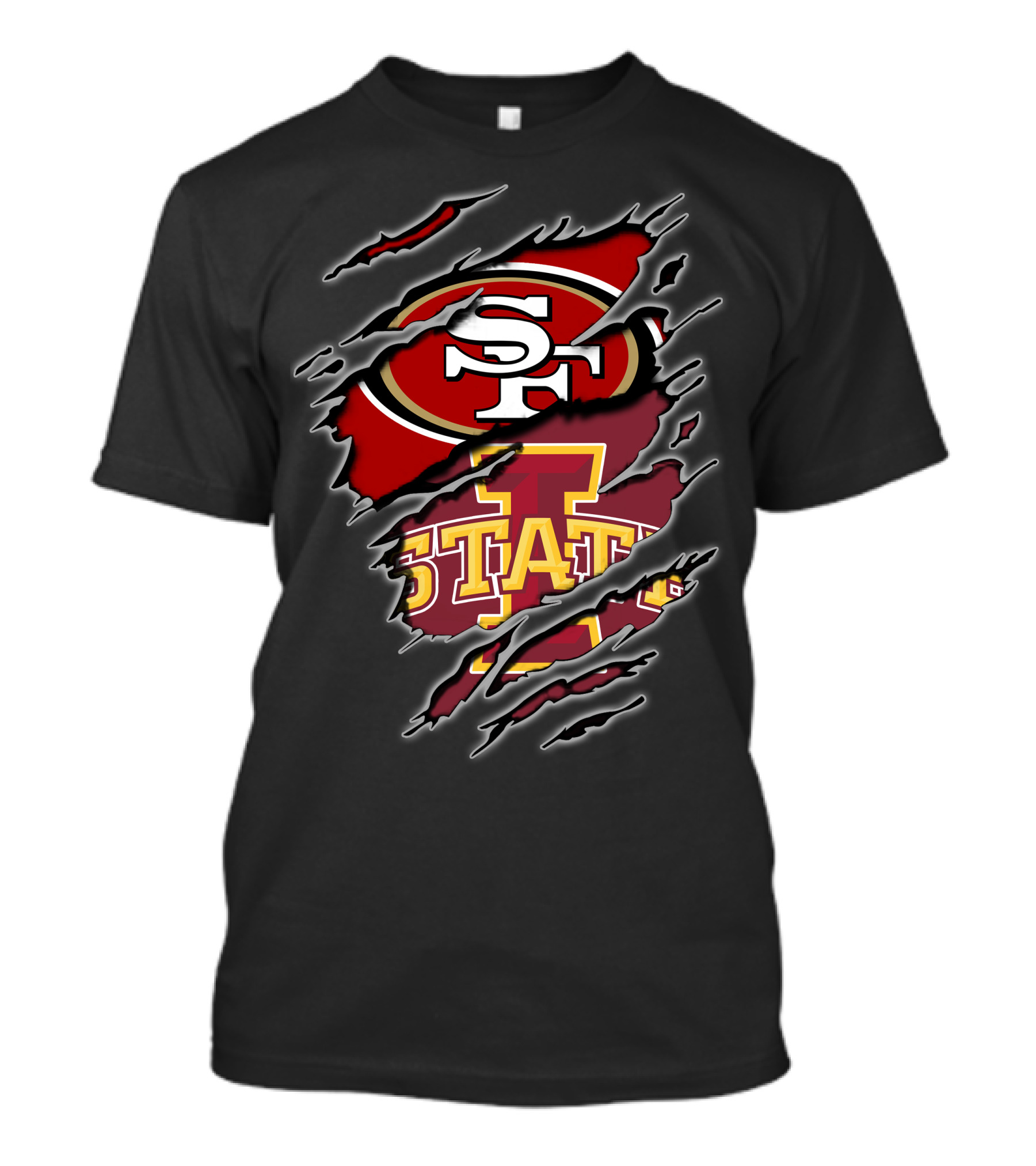 Sf 49ers Iowa State Cyclones Combination T-Shirt