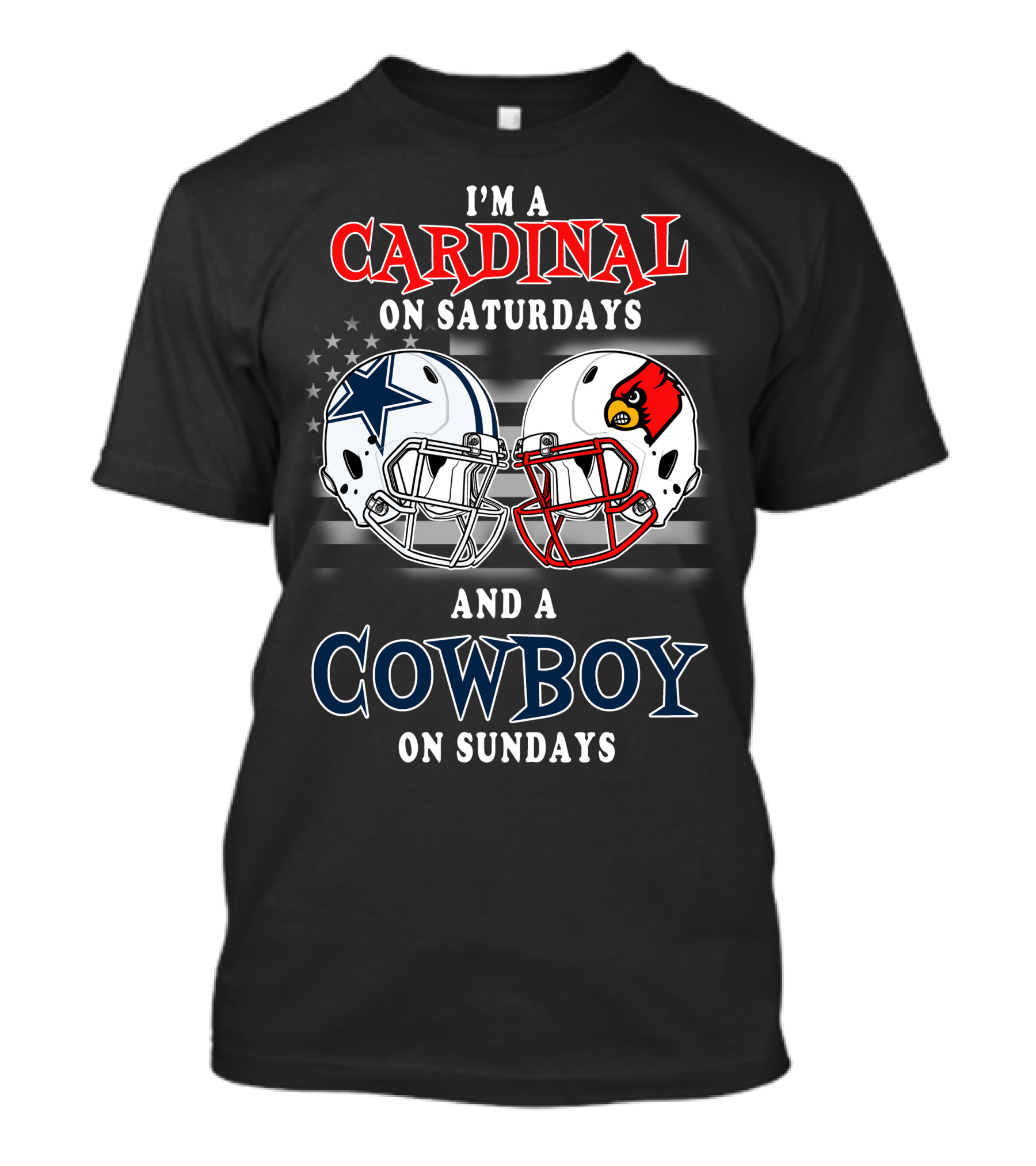 I'm A Cardinal On Saturdays And A Cowboy On Sundays T-Shirt