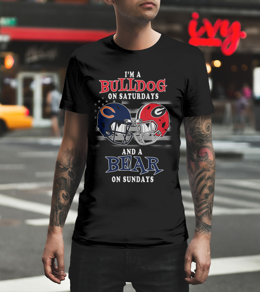 I'm A Bulldog On Saturdays And A Bear On Sundays T-Shirt