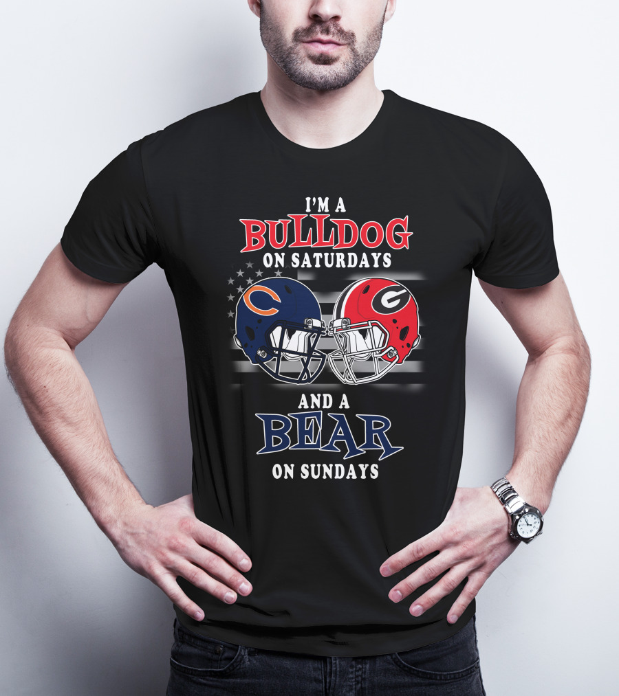 I'm A Bulldog On Saturdays And A Bear On Sundays T-Shirt