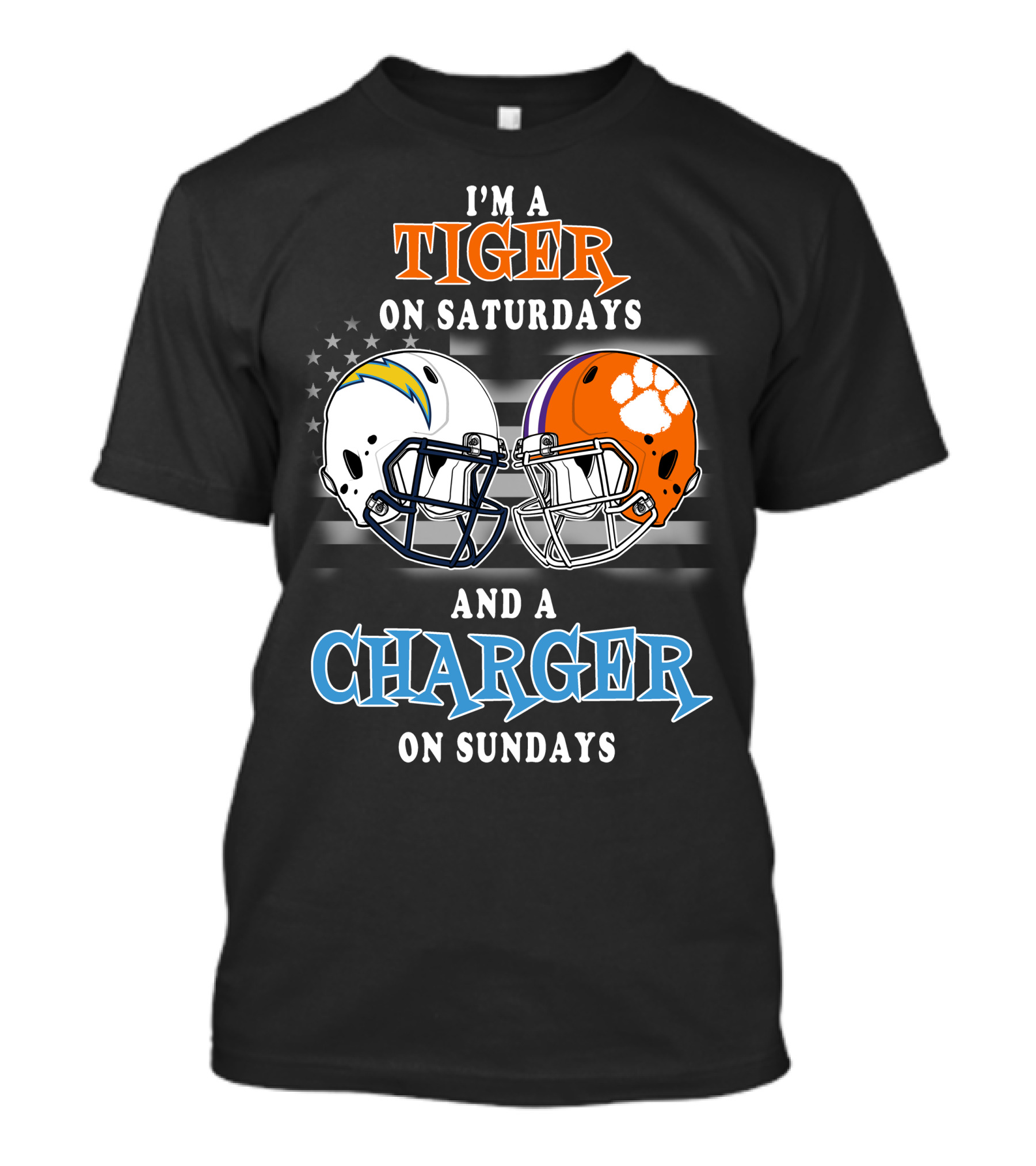 I'm A Tiger On Saturdays And A Charger On Sundays T-Shirt