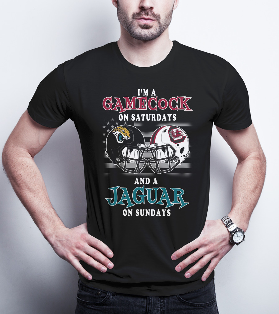 I'm A Gamecock On Saturdays And A Jaguar On Sundays T-Shirt