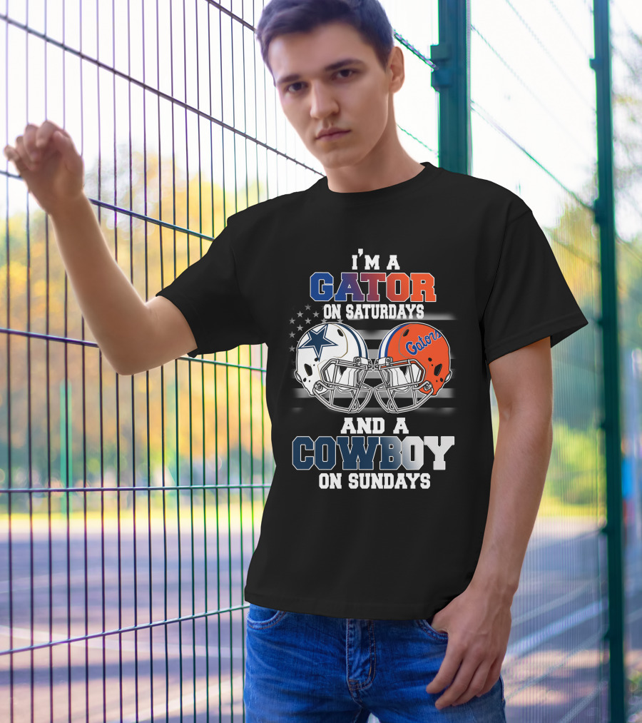 I'm A Gator On Saturdays And A Cowboy On Sundays T-Shirt